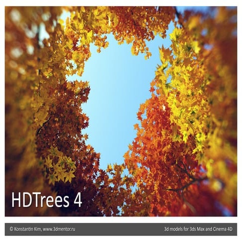 HD Trees 4 - 3dmentor.ru HQ Plants vol. 04 | PDF