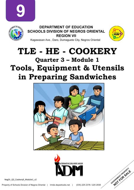 T.L.E. Grade 9 Cookery Lessons | PPT
