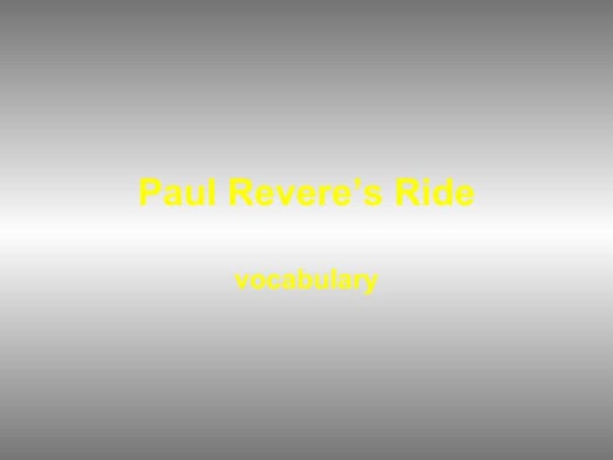 Baker's Neighbor Vocabulary | PPT