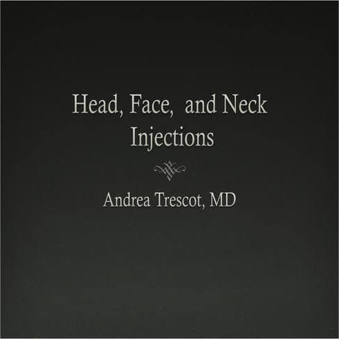 head and neck injections.ppt