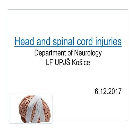 Head-and-spinal-cord-injury for nurse in emergency | PPT