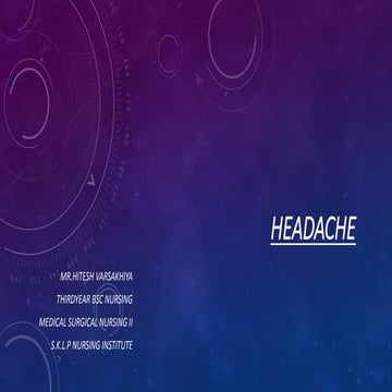 headache | PPTX