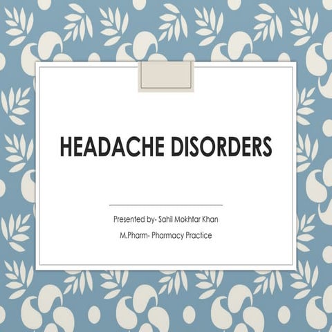 Headache | PPTX