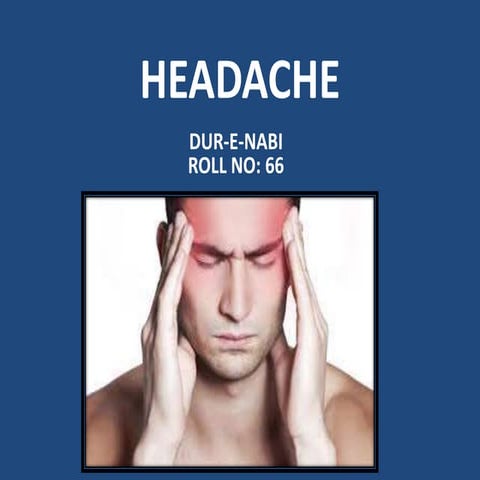 Headache | PPTX
