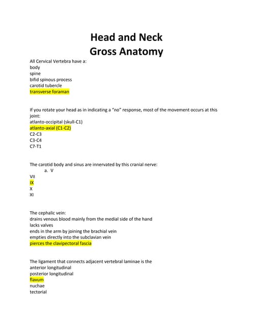 Anatomy mcqs thorax | DOC