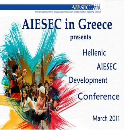 AIESEC in Greece National Conference | PDF