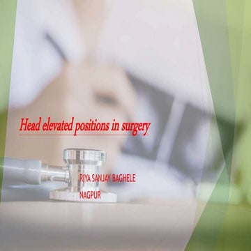 Head elevated position | PPTX