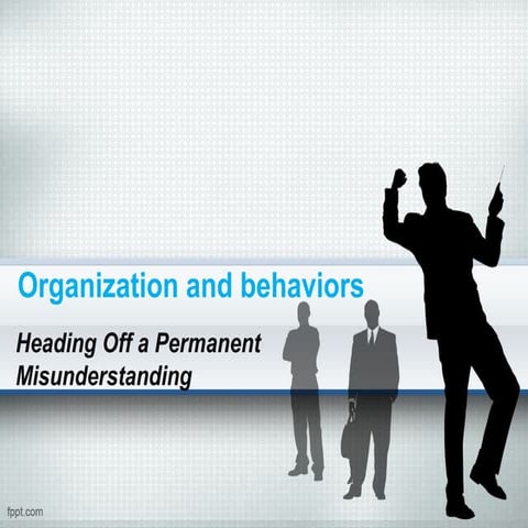 Heading off a permanent misunderstanding | PPT