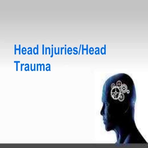 Head injury | PPTX