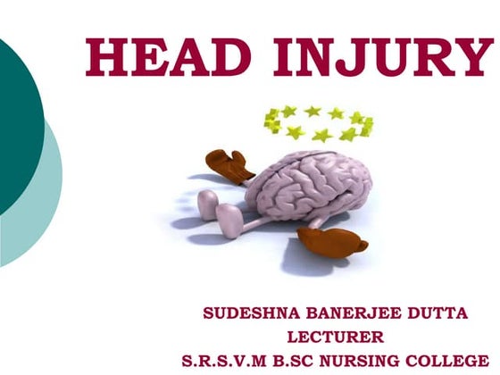 Head injury ppt | PPT