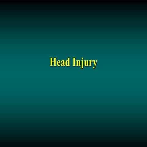 Head Injury.ppt