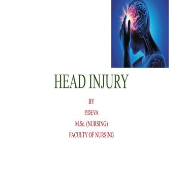 Comprehensive Overview of Head Injury: Causes, Types, Diagnosis, and ...
