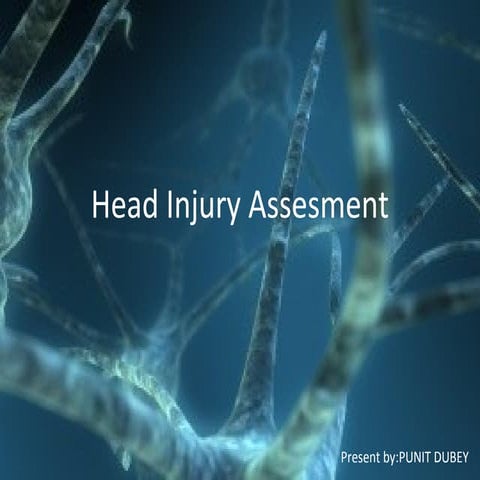 Head injury assesment | PPT