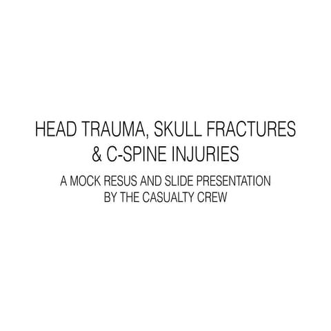 Head injury presentation pdf | PDF