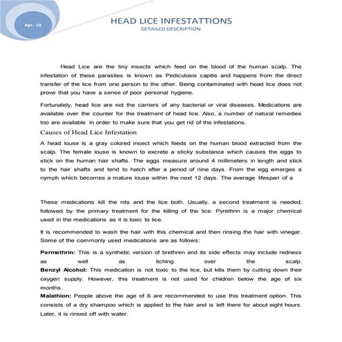 Head lice | PDF