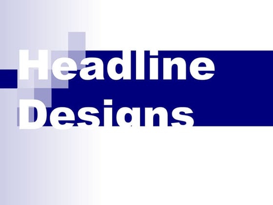 Headlines patterns | PPTX
