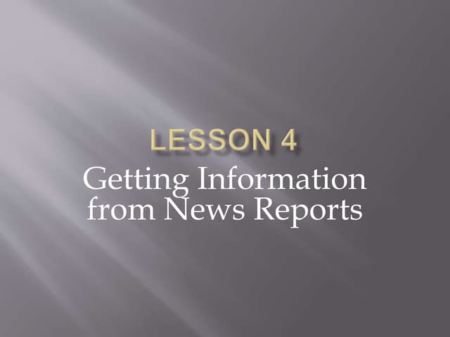 Campus Journalism 101: News Writing | PPTX