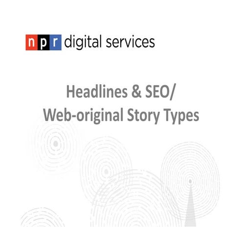 Headlines and SEO Assignment | PDF