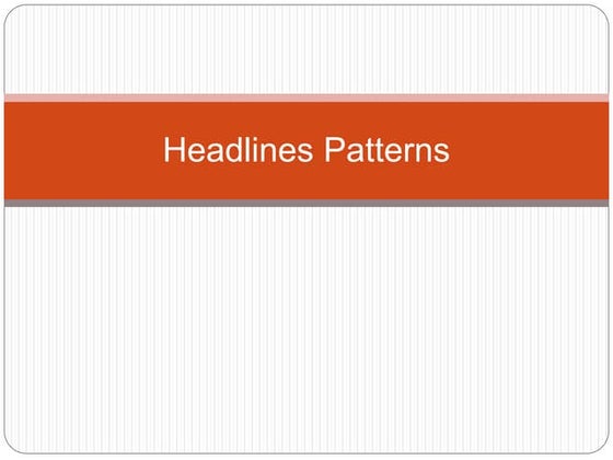 Headline Designs | PPT | Sports