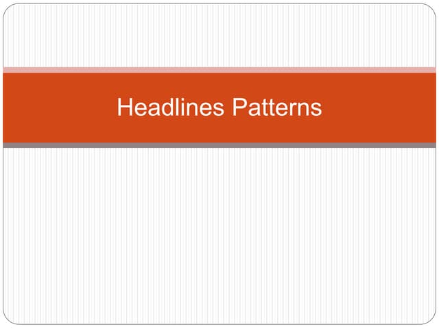 Headline Designs | PPT