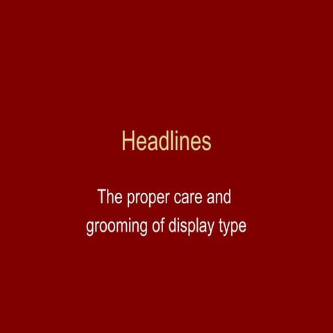 Newspaper headlines and leads | PPT