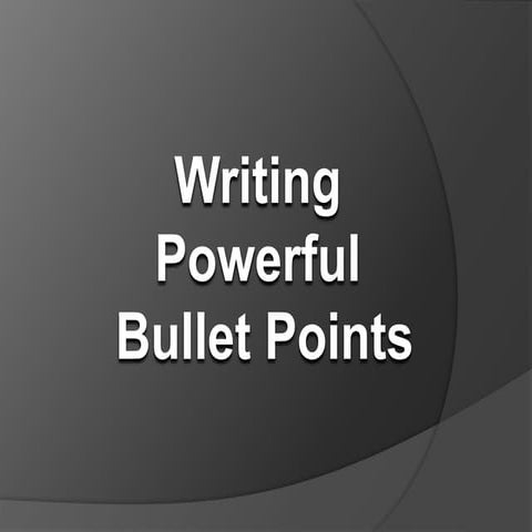 Headlines and Bullets in Communications | PPTX