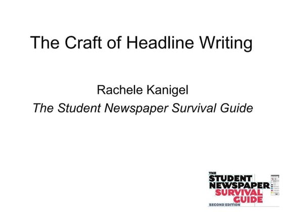 Newspaper headlines and leads | PPT