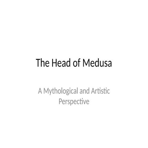 Head_of_Medusa- power point presentation | PPT