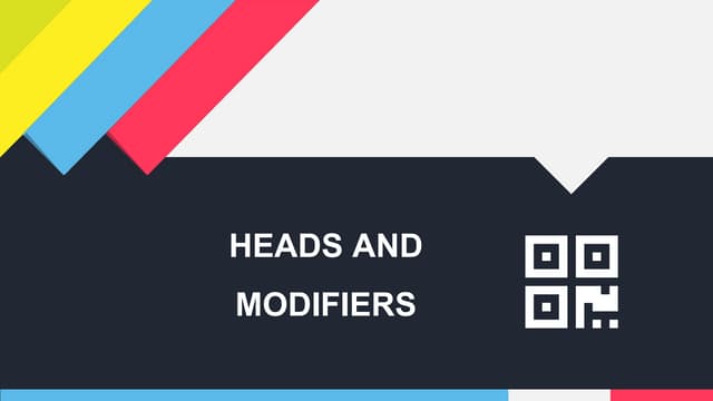 Structures of Modification! | PPTX