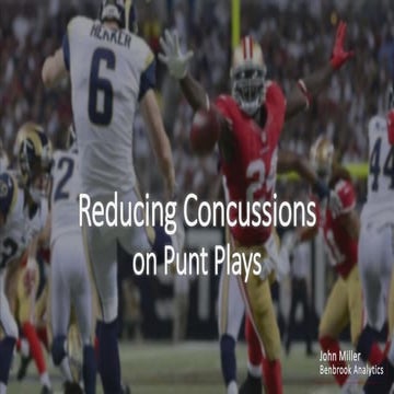 NFL Punt Analytics | PPTX