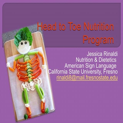 Head to toe nutrition four | PPTX