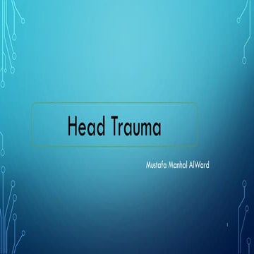 Head trauma | PPT