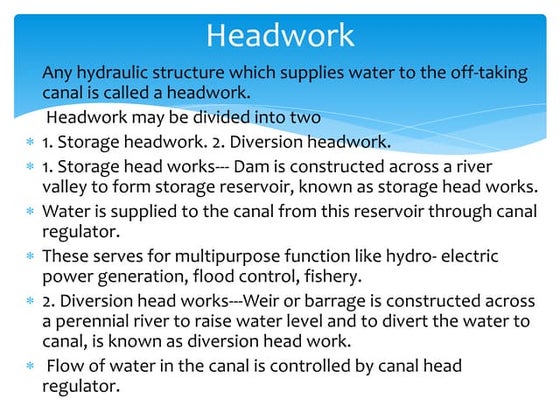 Headworks and barrages in pakistan | PDF | Geography | Science