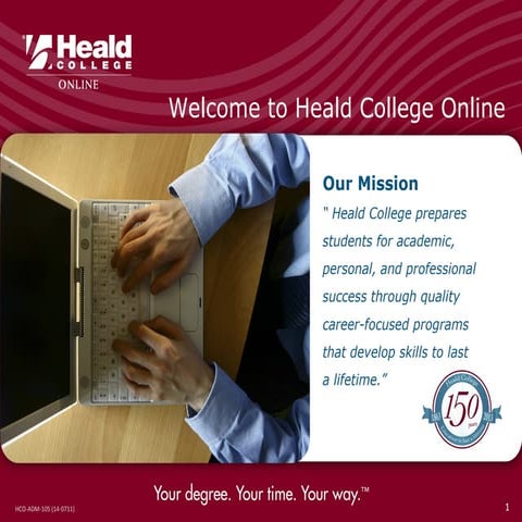 Heald Online - College Planning Session | PPT