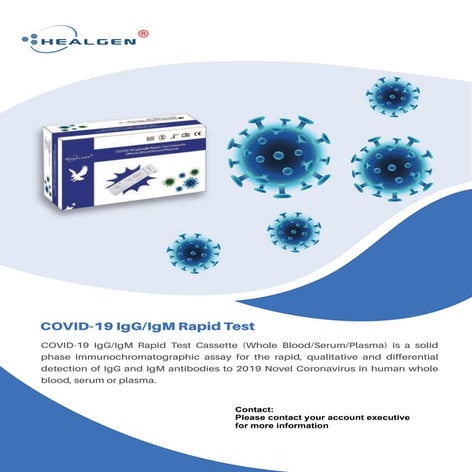 buy Healgen Antibody IgG/IgM rapid test kits | PDF