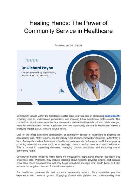 The Role of Community Health Workers in Bridging Gaps in Access to Care ...