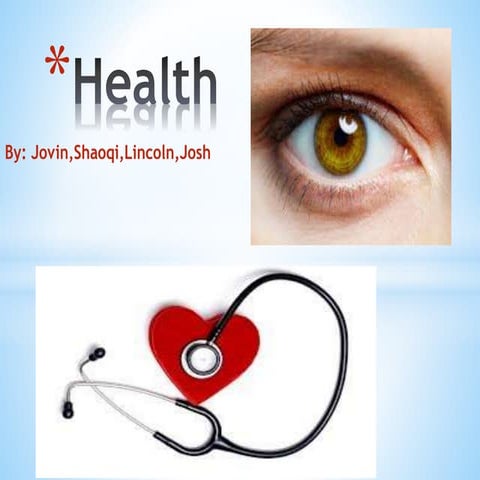 Health | PPT