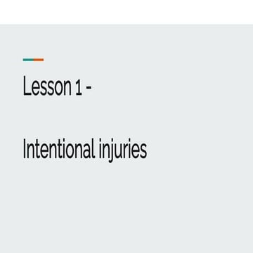 Quarter-4 - HEALTH 9-Intentional-Injuries.pptx