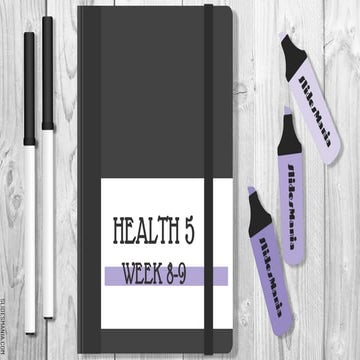 Grade 5 Mapeh 5 Health quarter 3 lesson 8 | PPTX