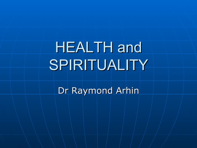 Spirituality | PPT