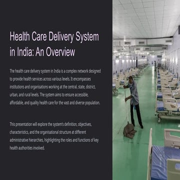 HEALTHCARE SYSTEMS IN INDIA | PPTX