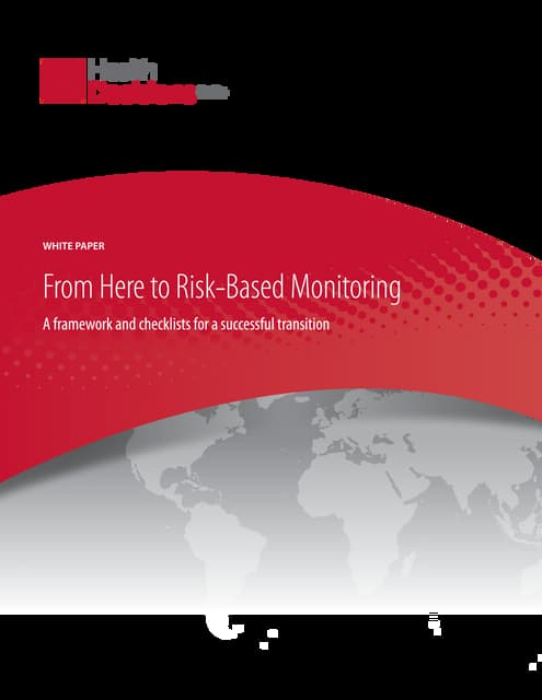 Risk Based Monitoring in Clinical Trials. | PPTX