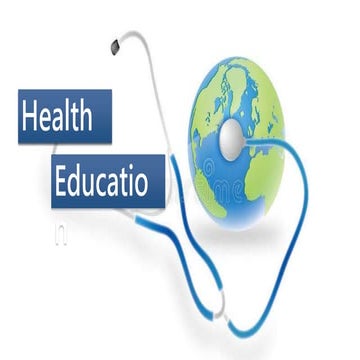 Health-Education PowerPoint presentation | PPT