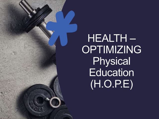 Physical Education and Health 11 and 12 Curriculum Guide | PDF