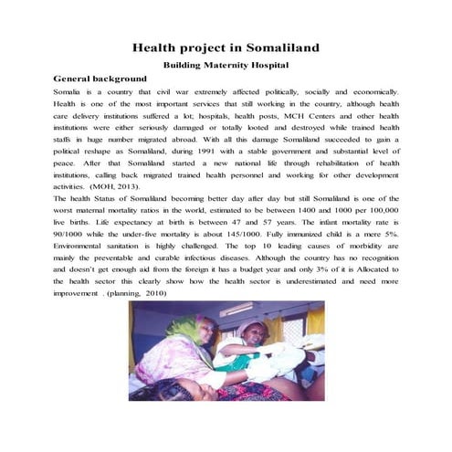 Health project-in-somaliland | DOCX