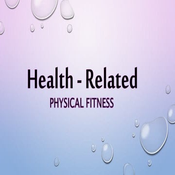 Health related | PPT