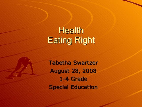 Powerpoint Healthy Eating | PPT | Nutrition | Healthy Living