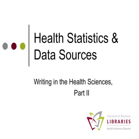 Health Statistics | PPT