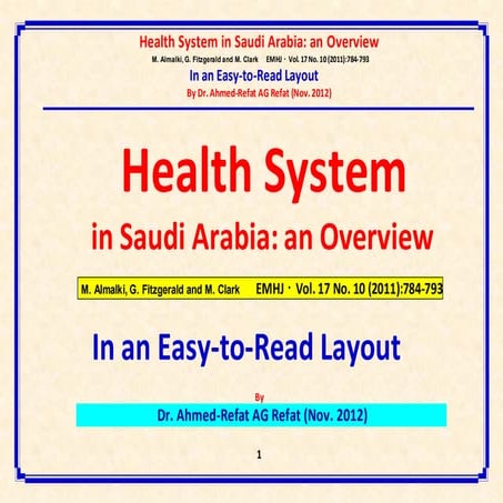 Health system-saudi-arabia-in-an-easy-to-read-layout | PDF