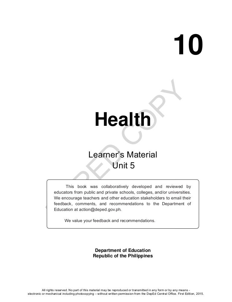 Health Grade 10 health-grade-10
